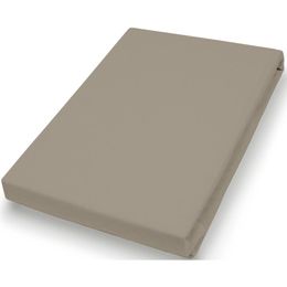 Primera Spannbettlaken &raquo;Luxus-Satin&laquo; in hochwertiger Qualit&auml;t Satin, Obermaterial: 100% Baumwolle B/L: 100cm x 200cm, 1 Stk., Satin, 100x200 24cm