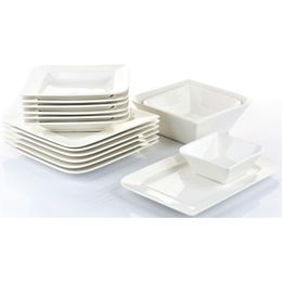 Retsch Arzberg Tafelservice &raquo;Geschirr-Set, Service Fantastic&laquo; Teller Set, 16 Teile, f&uuml;r 6 Personen beige Fine China-Porzellan 16 Stk.