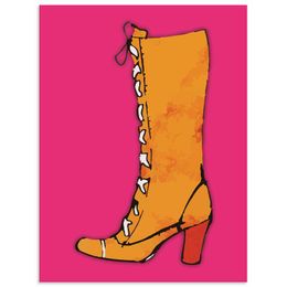 Artland Wandbild &raquo;Stiefel&laquo; Fashion 1 Stk. tlg. als Alubild, Leinwandbild, Poster, Wandaufkleber in verschied. Gr&ouml;&szlig;en Alu Dibond B/H/T: 30cm x 40cm, Alu-Dibond
