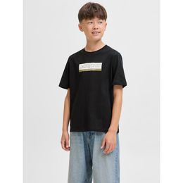 Jack & Jones Jack & Jones Junior Jungen T-Shirt &raquo;JORINWOOD BLOCK BRAND TEE SS CN NOOS JNR&laquo; schwarz 152