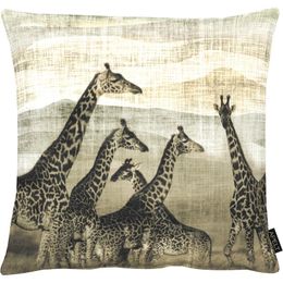 Apelt Dekokissen &raquo;Kalea&laquo; beige Obermaterial: 100% Baumwolle B/L: 46cm x 46cm, 1 Stk.