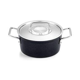 Fissler Kochtopf &raquo;Adamant &laquo; 1 Stk. tlg. Aluminium schwarz 2,7 l + &Oslash; 20cm + H&ouml;he 14,5cm