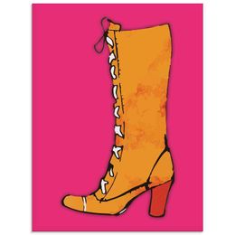 Artland Glasbild &raquo;Stiefel&laquo; Fashion 1 Stk. tlg. in verschiedenen Gr&ouml;&szlig;en Glas B/H/T: 45cm x 60cm, Glasbild Fashion Hochformat, 1 Stk.