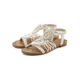 Lascana Sandale in beige | Gr.: 43