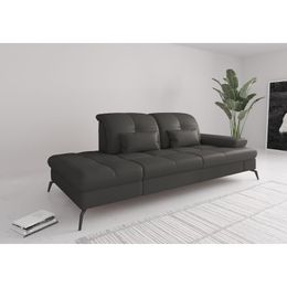 Sit & More sit&more Recamiere &raquo;Amica, inkl. Sitztiefenverstellung und Armteilverstellung&laquo; wahlweise mit Kopfteilverstellung und Stauraum schwarz B/H/T: 231cm x 