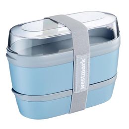 Westmark Lunchbox &raquo;&raquo;Maxi&laquo;&laquo; Made in Germany, 5 Jahre Garantie blau Kunststoff, Polyprophylen (PP) B/H/L: 21cm x 15,5cm x 10cm