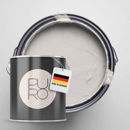 A.S. Cr&eacute;ation Wandfarbe &raquo;Premium Innenwandfarbe PURO Tuchmatt cool grey&laquo; ideal f&uuml;r Wohnzimmer, Schlafzimmer, Flur und K&uuml;che, Farbwelt Grau beige 2,5 l 2,5ml