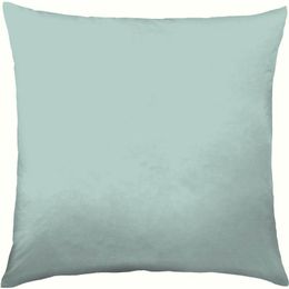 Kaeppel Kissenbezug &raquo;Uni Mako-Satin, 100% Baumwolle&laquo; Kissenh&uuml;lle in vielen sch&ouml;nen Farbt&ouml;nen mit Rei&szlig;verschluss gr&uuml;n Baumwolle, Obermaterial: 100% Baumwolle B