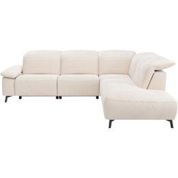 Musterring Ecksofa &raquo;MR 370, intelligenter Komfort im modernen Design&laquo; Optionale Relaxfunktion, flexible Kopfteile & klappbare Armlehnen 94% Polyester, 6% Nylon B