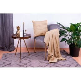 Kayoom Dekokissen &raquo;Paulina 125&laquo; beige Polyester B/L: 130cm x 170cm, 2 Stk.