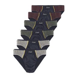 Le Jogger Slip (6 St&uuml;ck) in marine, grau | Gr.: 6