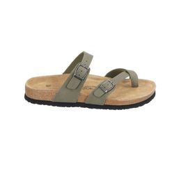 BIOSOFT Sandalen Zehenkreuzer in Khaki | Gr.: 37