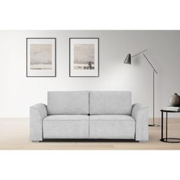 Inosign 2-Sitzer &raquo;BEATRICE, erh&auml;ltlich in trendigen Stoffoptionen, B/T/H: 143/73/92 cm&laquo; In hochwertiger Verarbeitung, incl. 2 gro&szlig;en Zierkissen in 