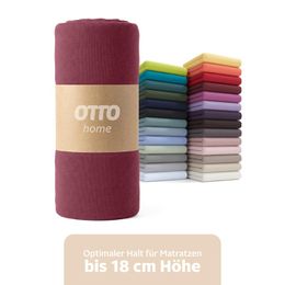 OTTO home Spannbettlaken &raquo;PHYSALIS in BASIC und PREMIUM Qualit&auml;t, 100% Baumwolle&laquo; f&uuml;r Matratzen bis 18 cm H&ouml;he, Bettlaken, Spannbetttuch, pflegeleicht