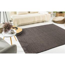 Padiro Teppich &raquo;Robbie 125&laquo; rechteckig 21 mm H&ouml;he grau Wolle B : 200cm 1 Stk., 21mm, L: 290cm