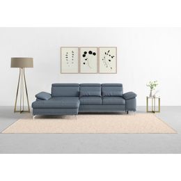 Sit & More sit&more Ecksofa &raquo;Cabrio L-Form, B: 295 cm, mit Sitztiefen-, Arm- & Kopfteilverstellung&laquo; 2 Nierenkissen, Federkern, optional Schlaffunktion und 