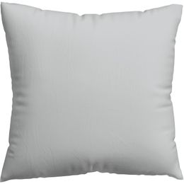 Schlafgut Kissenbezug &raquo;Premium Kissenbezug Knitted Jersey (1 St)&laquo; Ton-in-Ton Rei&szlig;verschluss, Bio-Baumwolle mit Elasthan, Uni, OEKO Tex grau Jersey, Obermaterial