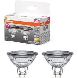 Osram LED-Leuchtmittel &raquo;LED Spot Lampe Superstar MR16&laquo; MR16 2 Stk. Warmwei&szlig; Einheitsgr&ouml;&szlig;e
