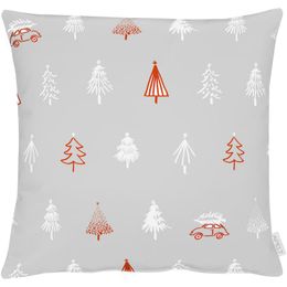 Apelt Dekokissen &raquo;5825&laquo; grau Baumwolle, Polyester B/L: 49cm x 49cm, 1 Stk.