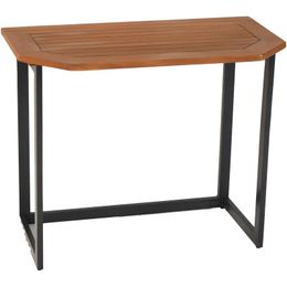 Merxx Gartentisch &raquo;Klappentisch&laquo; 1 Stk. tlg. Tischplatte abklappbar beige Aluminium;Holz B/H/T: 50cm x 74cm x 90cm