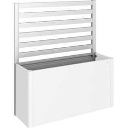 Rankgitter f&uuml;r BioHort Hochbeet DaVinci 150 silber Stahlblech B/H/T: 152cm x 91cm
