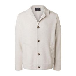 Maerz Muenchen Herren Strickjacke "Maerz Muenchen 520600 Strickjacke Herren Bekleidung", beige, Gr. 50, 100% Wolle (Merino), Strickjacken