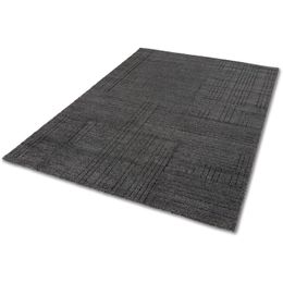 Sch&ouml;ner Wohnen Kollektion SCH&Ouml;NER WOHNEN-Kollektion Teppich &raquo;Pure 6317-242&laquo; rechteckig 22 mm H&ouml;he Kurzflor, Hoch Tief Struktur, Wohnzimmer, Sch&ouml;ner Wohnen Kollektion grau 