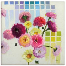 Artland Wandbild &raquo;Color Chart II&laquo; Blumenbilder 1 Stk. tlg. als Alubild, Leinwandbild, Poster, Wandaufkleber in verschied. Gr&ouml;&szlig;en Leinwand B/H/T: 50cm x 50cm, 