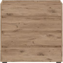 OTTO home Kommode &raquo;Kosmo&laquo; 4 Schubladen mit Vollauszug braun B/H/T: 80cm x 80cm x 35cm, 4 Stk.
