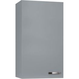 KOCHSTATION H&auml;ngeschrank &raquo;KS-Cara&laquo; Breite 50 cm grau basaltgrau, B/H/T: 50cm x 89,6cm x 34,9cm, T&uuml;ren: 1 Stk.