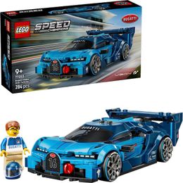 Lego Konstruktionsspielsteine &raquo;Bugatti Vision GT Hypersportwagen (77253), Lego Speed Champions&laquo; Made in Europe blau Einheitsgr&ouml;&szlig;e 