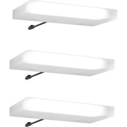 Rauch Aufbauleuchte &raquo;Zubeh&ouml;r f&uuml;r -Schr&auml;nke Schrankbeleuchtung Aufsatzleuchte LED&laquo; Neutralwei&szlig; LED-Acryl-Aufsatzleuchte B/H/T: 12/1/18 cm H: 1cm, 3er-