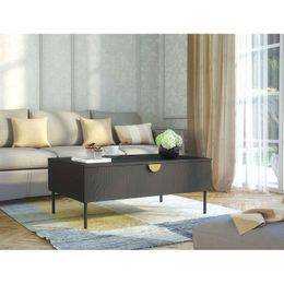 Home Affaire Couchtisch &raquo;BELLOT Kaffeetisch mit viel Stauraum, 100x66cm, modernes Design&laquo; Beistelltisch mit zus&auml;tzlichen Aufbewahrungsschr&auml;nken, 