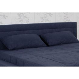 Westfalia Schlafkomfort Dekokissen (2 Stck.) blau Polyester B/L: 40cm x 80cm, 2 Stk.