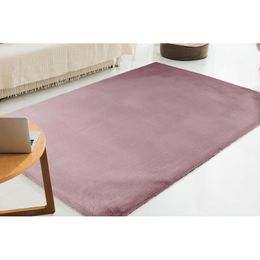 Padiro Teppich &raquo;Rabbit Light 525&laquo; rechteckig 26 mm H&ouml;he rosa Polyester B : 200cm 1 Stk., 26mm, L: 290cm