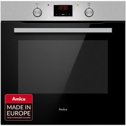 Amica Backofen ABE 9430 E &raquo;ABE 9430 E&laquo; mit Teleskopauszug nachr&uuml;stbar mit Steam Clean Gro&szlig;er Garraum, klare Sicht und einfache Reinigung f&uuml;r ruhiges Backen 
