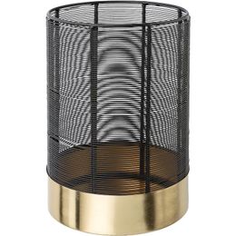 OTTO home Windlicht &raquo;Kerzenhalter Alienor&laquo; aus Metall, mit Draht-Struktur gold Metall B/H/T: 25cm