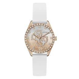 Guess Damen Quarzuhr &raquo;AVA&laquo; Armbanduhr, Damenuhr, Silikonarmband, analog Einheitsgr&ouml;&szlig;e
