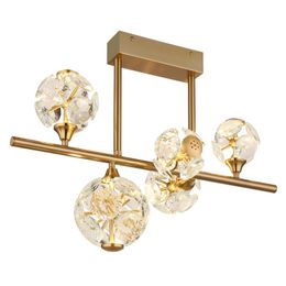 Globo LIGHTING Deckenleuchte &raquo;VIRINA&laquo; LED-Modul 1 Stk. Warmwei&szlig; Deckenlampe Wohnzimmer-Leuchte Schlafzimmer-Leuchte Flur K&uuml;che H: 45cm, 1 Stk.