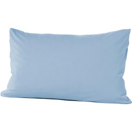 Primera Kissenbezug &raquo; Mako-Feinjersey Kissenbezug im Doppelpack&laquo; In vielen Uni-T&ouml;nen blau Feinjersey, Obermaterial: 100% Baumwolle B/L: 40cm x 60cm, 2 Stk., 