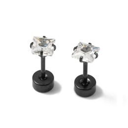Firetti Damen Paar Ohrstecker &raquo;Schmuck Geschenk Edelstahl Ohrschmuck Ohrringe Solit&auml;r&laquo; Made in Germany - mit Zirkonia (synth.) Edelstahl