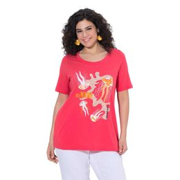 Ulla Popken Shirt in pink | Gr.: 62/64