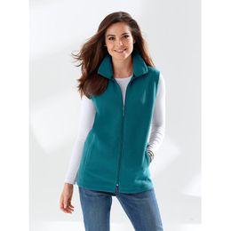 Sieh an! Fleece-Weste in petrol | Gr.: 56