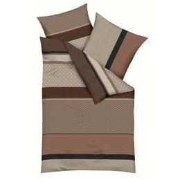 Kaeppel Bettw&auml;sche &raquo;Imperial&laquo; 2 Stk. Mako-Satin, Obermaterial: 100% Baumwolle B/L: 140cm x 200cm, 1 Stk., 1 Stk., Mako-Satin, B/L: 70cm x 90cm, 2 Stk.