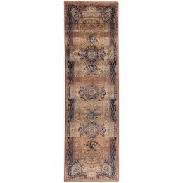 Theko Teppich &raquo;Gabiro 856&laquo; rechteckig 10 mm H&ouml;he Kurzflor, Orient-Optik, auch als L&auml;ufer, Wohnzimmer rosa Kunstfaser B : 68cm 1 Stk., 10mm, L: 235cm