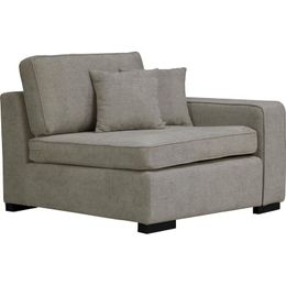Home Affaire Sofaelement &raquo;Skara&laquo; Modul zum eigenen Zusammenstellen, in vielen Bezugsqualit&auml;ten beige Struktur weich, Armlehne rechts