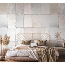 marburg Fototapete &raquo;Finja&laquo; matt glatt moderne Tapete f&uuml;r Wohnzimmer Schlafzimmer K&uuml;che beige Vlies B/L: 2,65m x 2,7m, Rollen: 1