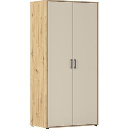 Rauch Kleiderschrank &raquo;VOYAGER Garderobe W&auml;scheschrank Schlafzimmer&laquo; in 3 verschiedenen Ausstattungen BASIC/CLASSIC/PREMIUM, mit 2 modernen 