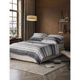 Irisette Bettw&auml;sche &raquo;Wave-J 8651&laquo; 2 Stk. anschmiegsam und atmungsaktiv, Ganzjahresqualit&auml;t Mako-Satin, Obermaterial: 100% Baumwolle B/L: 135cm x 200cm, 1 Stk.,