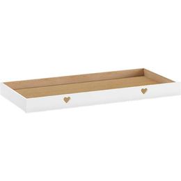 Vipack Bettschubkasten &raquo;Amori&laquo; Made in Europe, Bettschublade auf Rollen f&uuml;r das Hausbett Amori, Innenma&szlig; 90 x 190 cm wei&szlig; Holzwerkstoff B/H/T: 196cm x 19,4cm